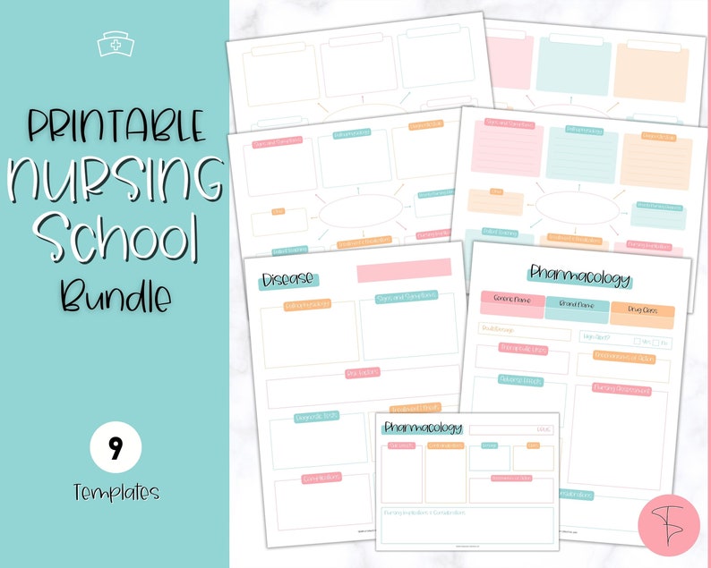 Nursing Student Notes BUNDLE Printable Nurse Study Guide - Etsy