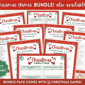 Cookie Game Christmas Printable! Guess the Cookie Christmas Game, Xmas ...