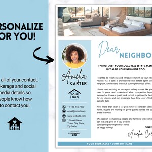 New Agent Introduction Letter Real Estate Agent Template - Etsy