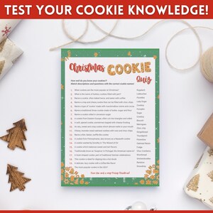 Cookie Game Christmas Printable! Guess the Cookie Christmas Game, Xmas ...
