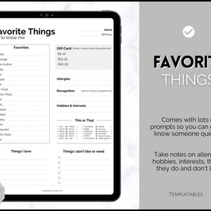 Employee Favorite Things, Get to Know You Game, Favorites List, Get to ...