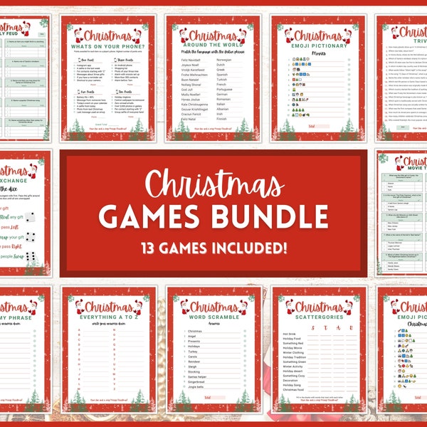 Christmas Games - Etsy