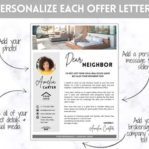 New Agent Introduction Letter, Real Estate Agent Template, Realtor ...