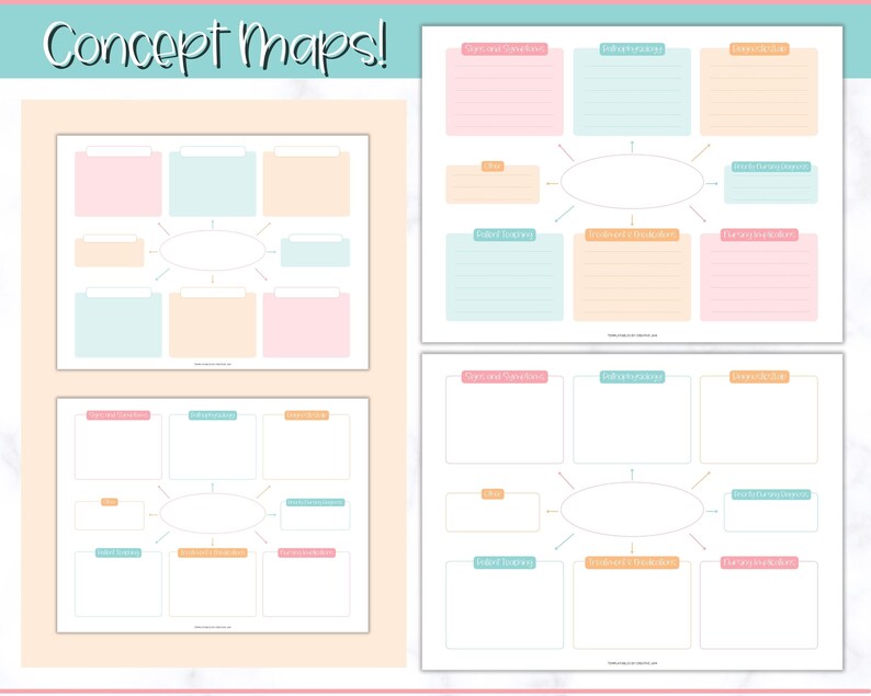Nursing Student Notes BUNDLE Printable Nurse Study Guide - Etsy