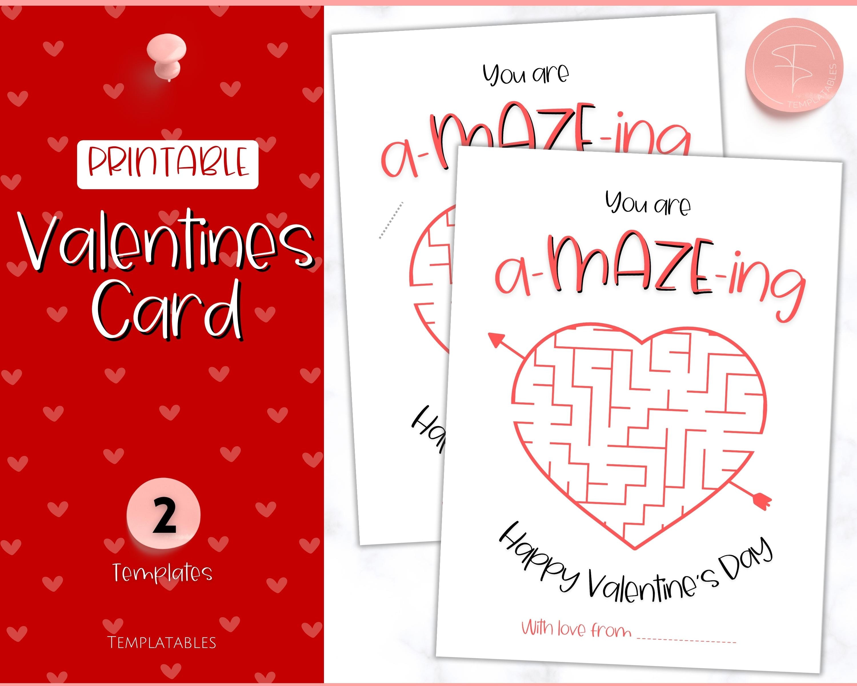 You're Amazing Valentine Card Printable Valentines Day - Etsy