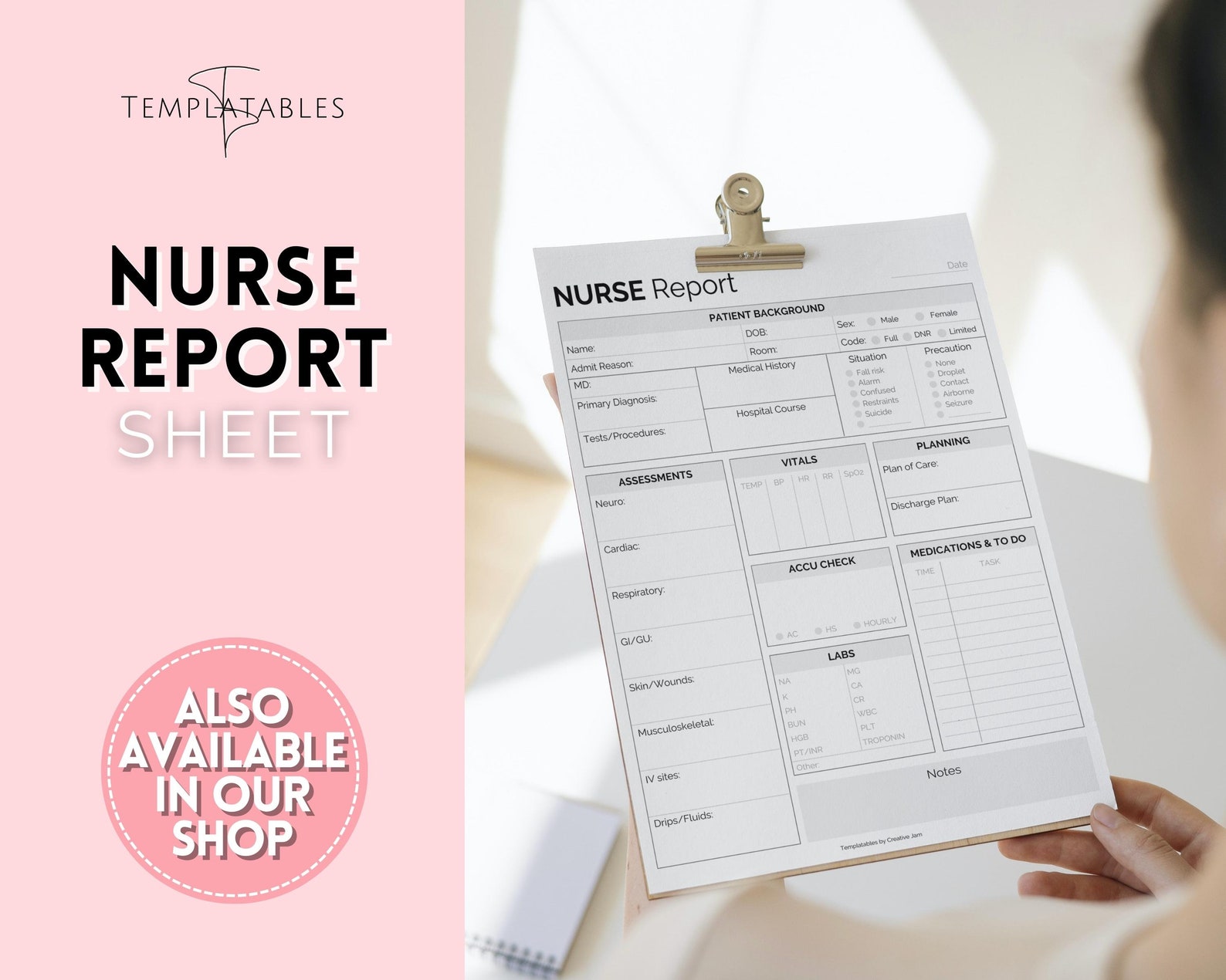 EDITABLE Nursing Patho Disease Template Pathophysiology - Etsy