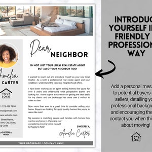 New Agent Introduction Letter, Real Estate Agent Template, Realtor ...
