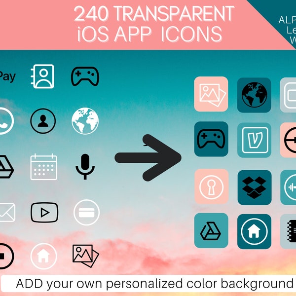 Black Text Icon - Etsy