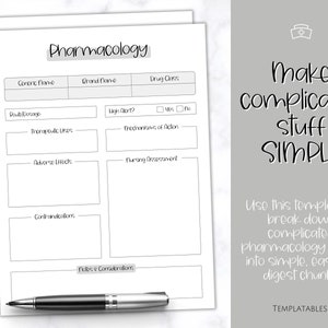 Nursing Student Notes BUNDLE, Printable Nurse Study Guide, Concept Map ...