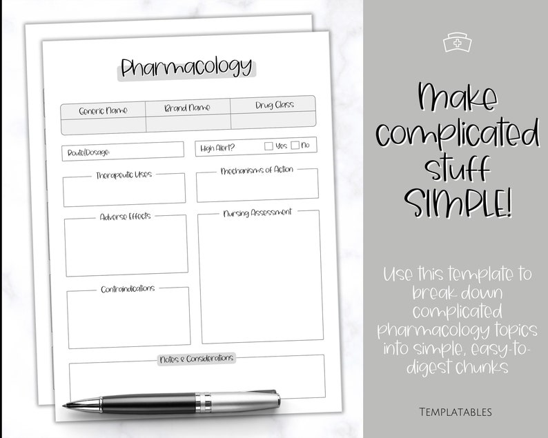 Nursing Notes BUNDLE Printable Nurse Student Study Guide - Etsy