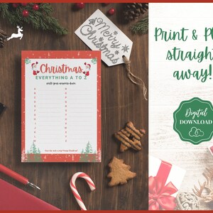 Holiday A to Z Game! A-Z Christmas Game Printables, Xmas Party Game ...