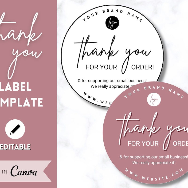 Thank You Bakery Stickers - Etsy