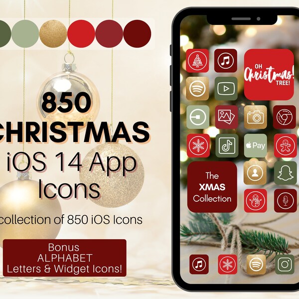Christmas iPhone App - Etsy