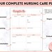 Nursing Care Plan Template, Printable Nursing Notes Assessment, Nursing ...