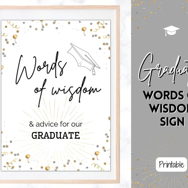 Words of Wisdom Sign - Etsy Canada