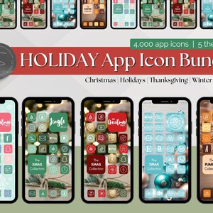 4,000+ Holiday App Icons | ULTIMATE Ios Icon Bundle | 5 Icon Themes ...