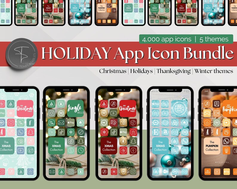 ULTIMATE App Icon Bundle 4000 Ios Icons 5 Icon Themes - Etsy