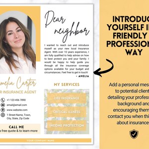 Insurance Broker Introduction Flyer Template, Life Insurance, Mortgage ...