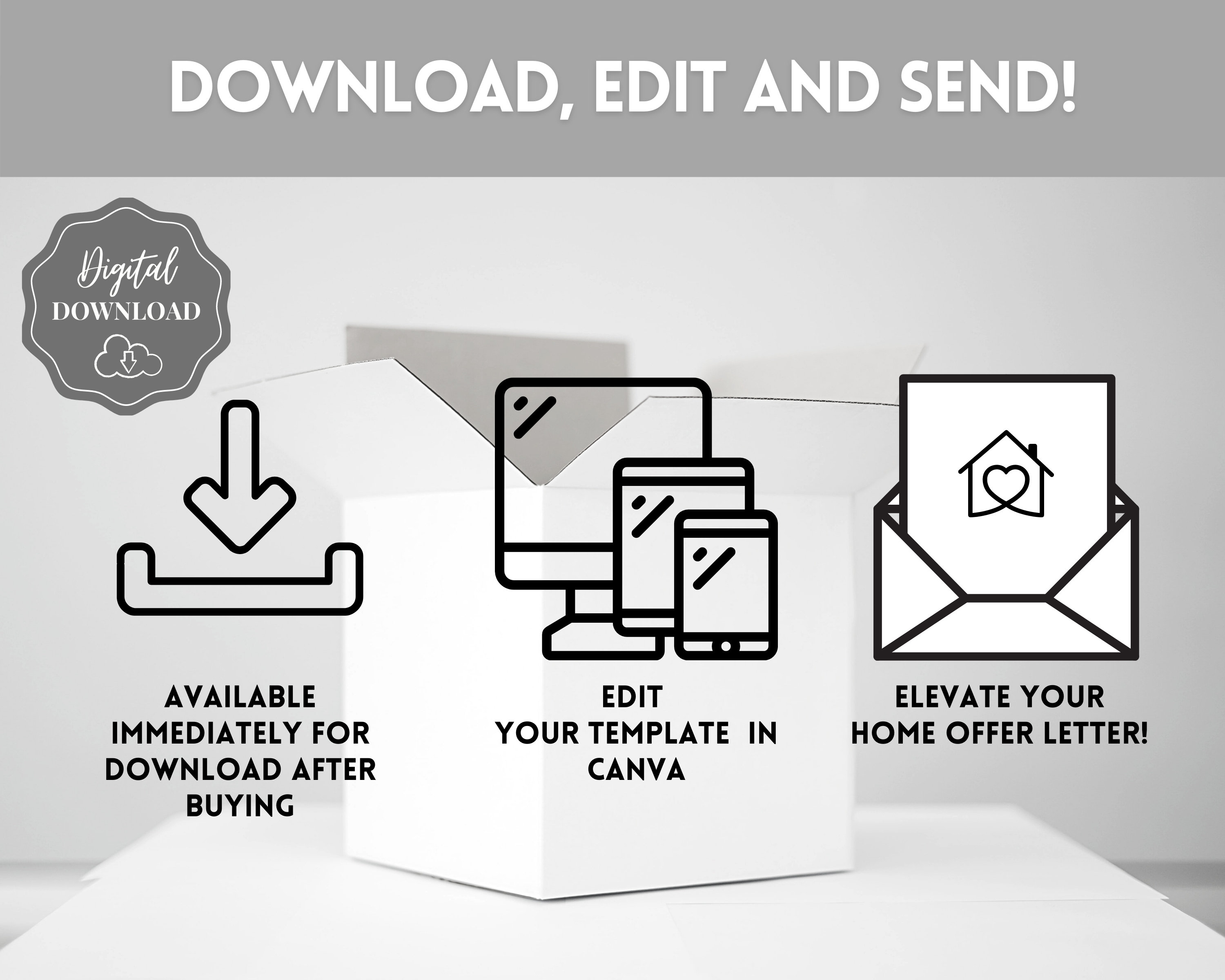 Home Offer Letter Template! EDITABLE Letter to Seller, Buyer Offer ...