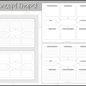 Nursing Student Notes BUNDLE, Printable Nurse Study Guide, Concept Map ...