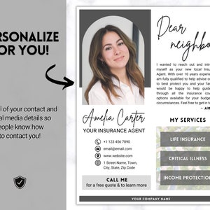 Insurance Broker Introduction Flyer Template, Life Insurance, Mortgage ...