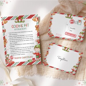 Christmas DIY Cookie Kit Instructions Card, EDITABLE Cookie ...