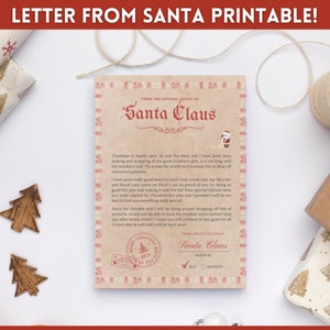 Santa Letter BUNDLE! Letter From Santa, Nice List Certificate, Letter ...