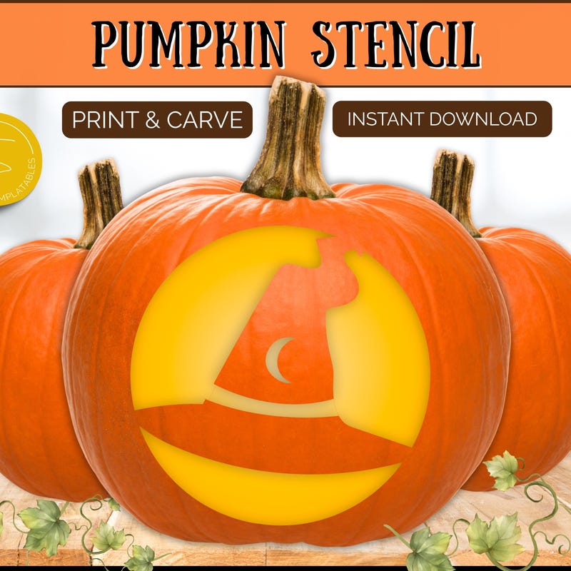 67 Pumpkin Stencil - Etsy