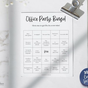 Find the Guest Bingo, Icebreaker Bingo, Human Bingo, Mix and Mingle ...