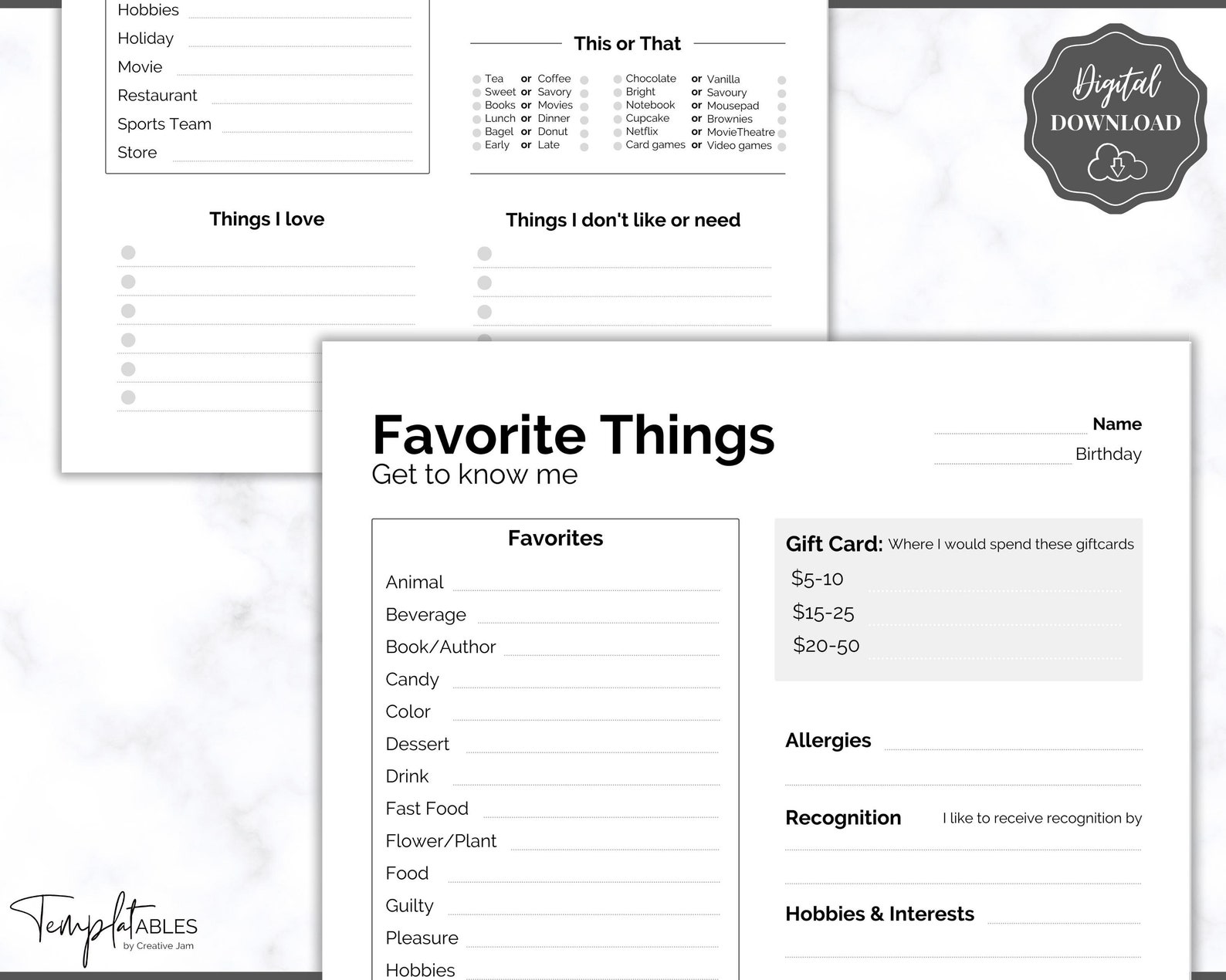 Get to Know You Game, Get to Know Me, Printable Ice Breaker Game ...