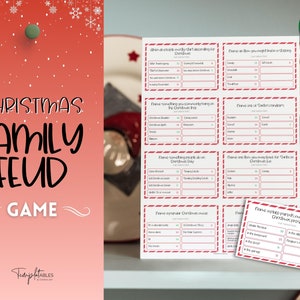 Christmas Family Feud Game! Holiday Family Quiz Game, Printable Xmas ...