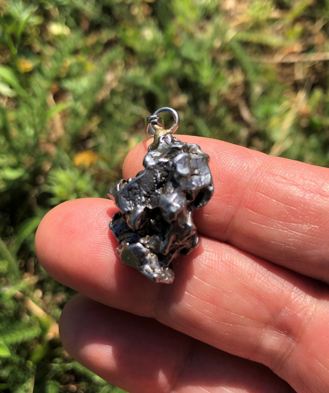 Natural Meteorite From Argentina the Campo Del Cielo Pendant - Etsy