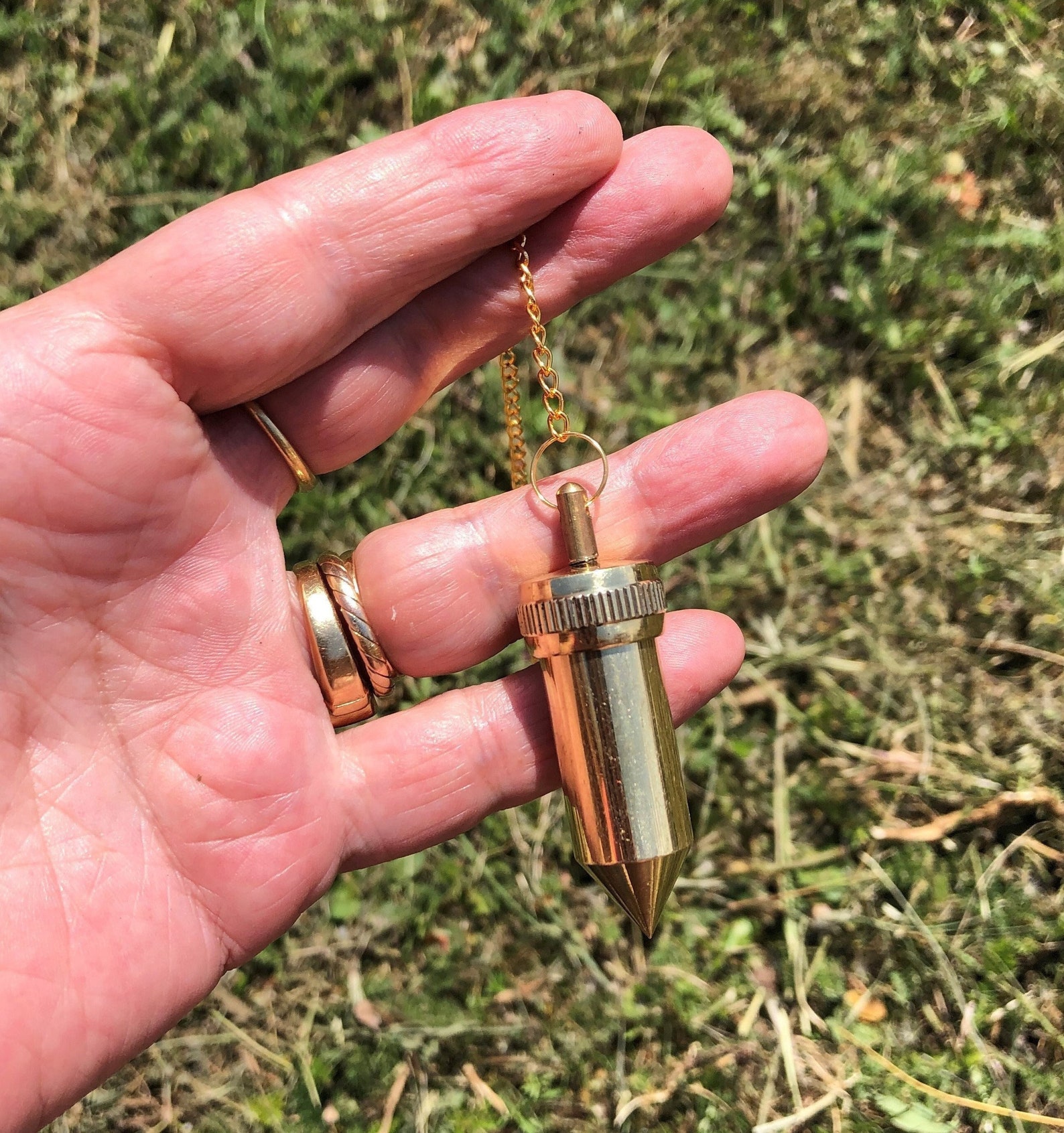 Double Precision Brass Dowsing Pendulum - Etsy