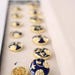 Elegant Gold and Blue Buttons – 13-piece Premium Set - Etsy