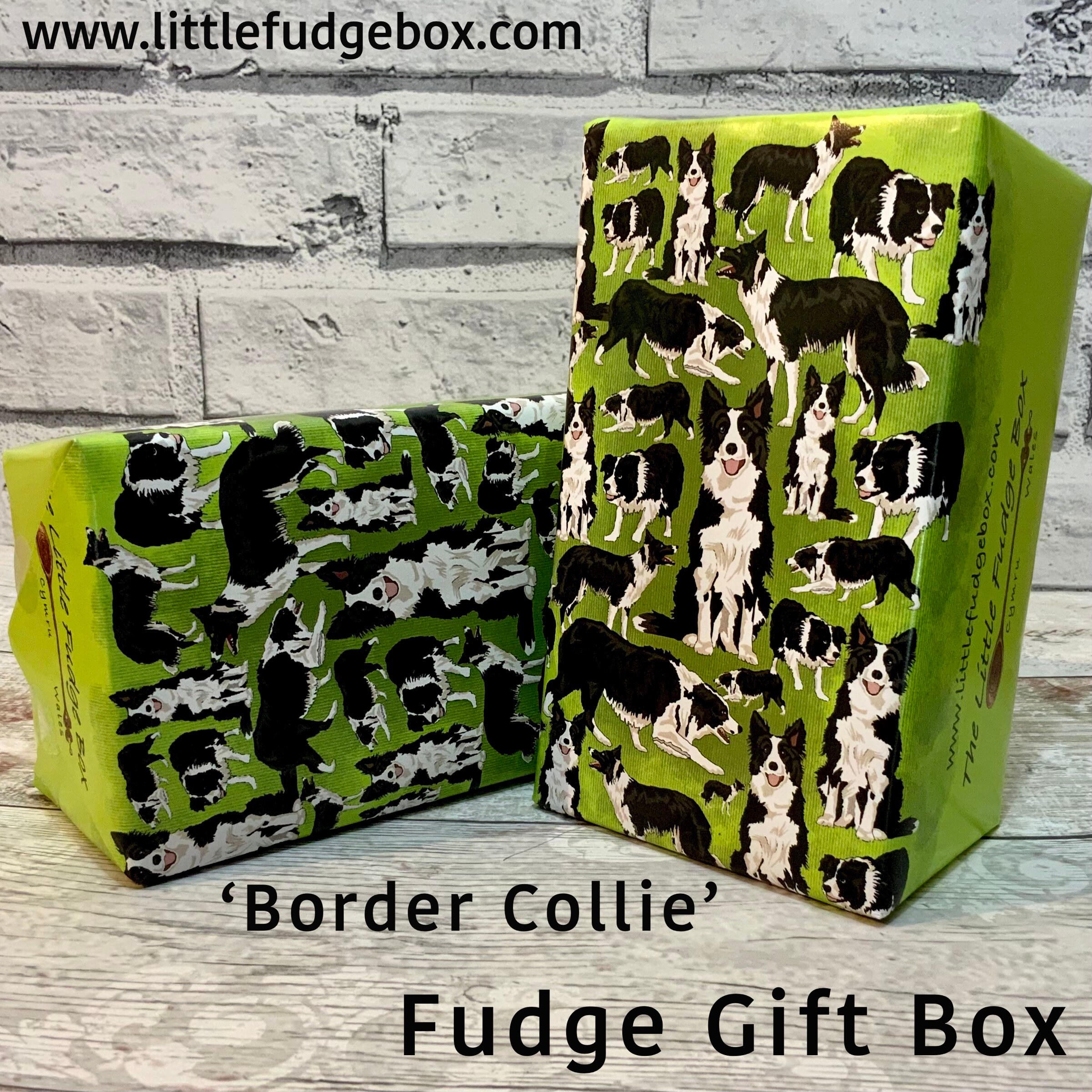Fudge Gift Box Border Collie Personalised Delicious - Etsy UK