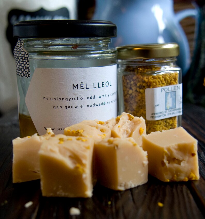 Honey Fudge Handmade Welsh Gluten Free Vegetarian - Etsy UK