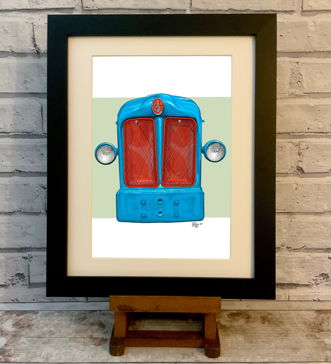 Fordson Major Vintage Tractor Grille Print Farm Gift - Etsy