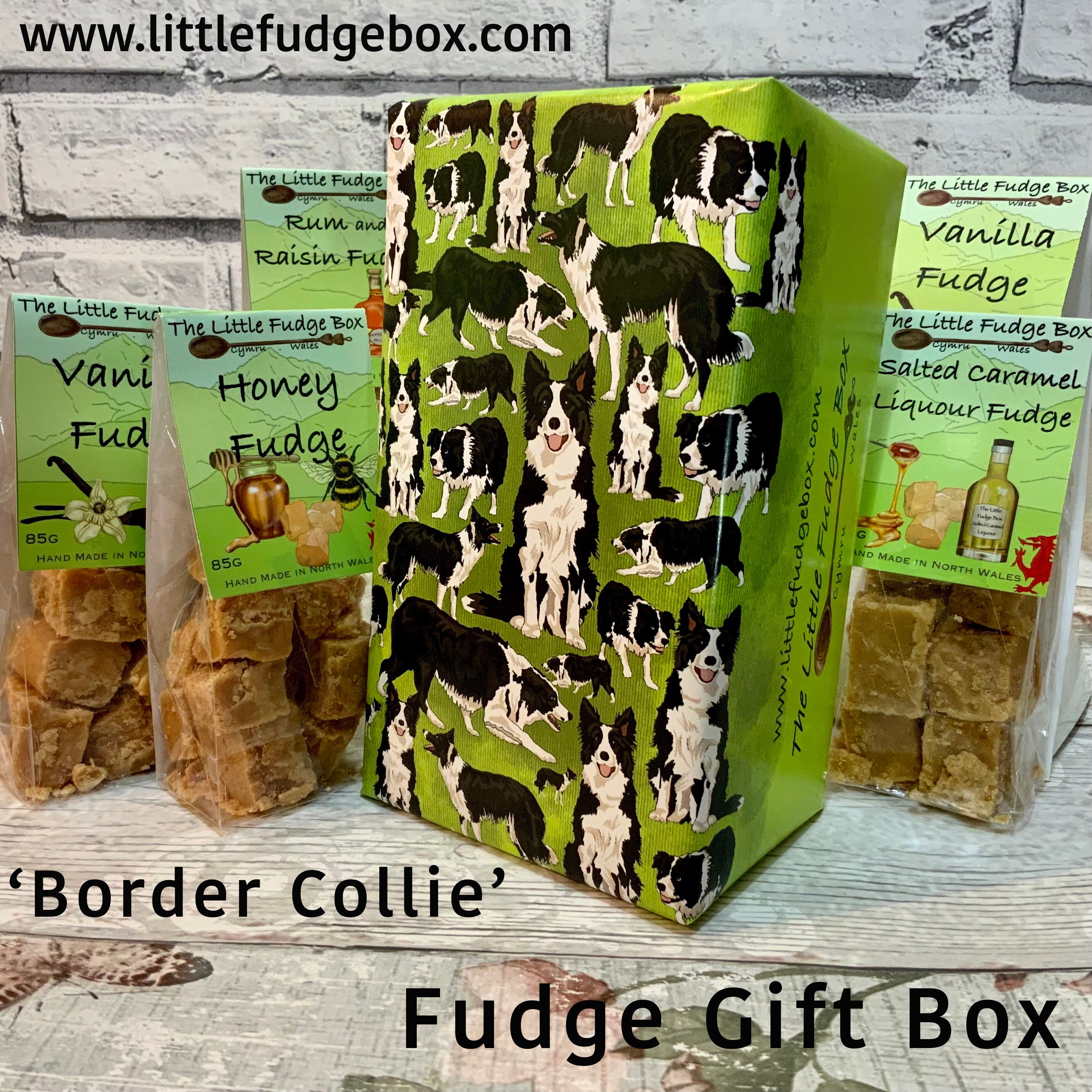 Fudge Gift Box Border Collie Personalised Delicious - Etsy UK