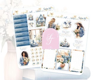 Honey Spring Digital Printable Planner Stickers ; Created to Fit Erin ...