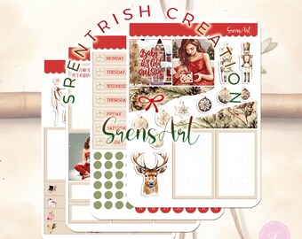 BOOKWORM Digital Printable Planner Decorative Stickers Created to Fit ...