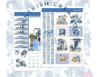 BOOKWORM Digital Printable Planner Decorative Stickers Created to Fit ...