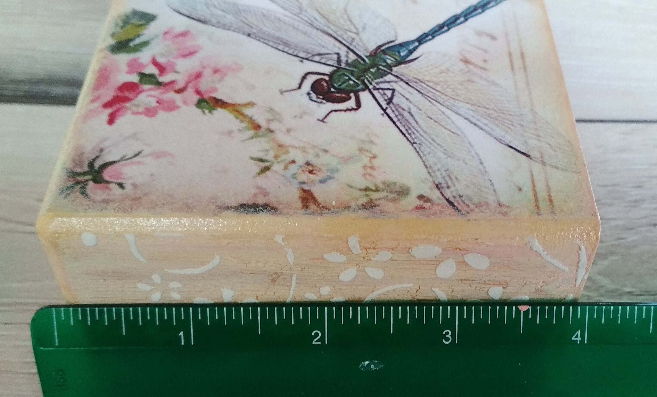Dragonfly Pencils Box Handmade Decoupage - Etsy