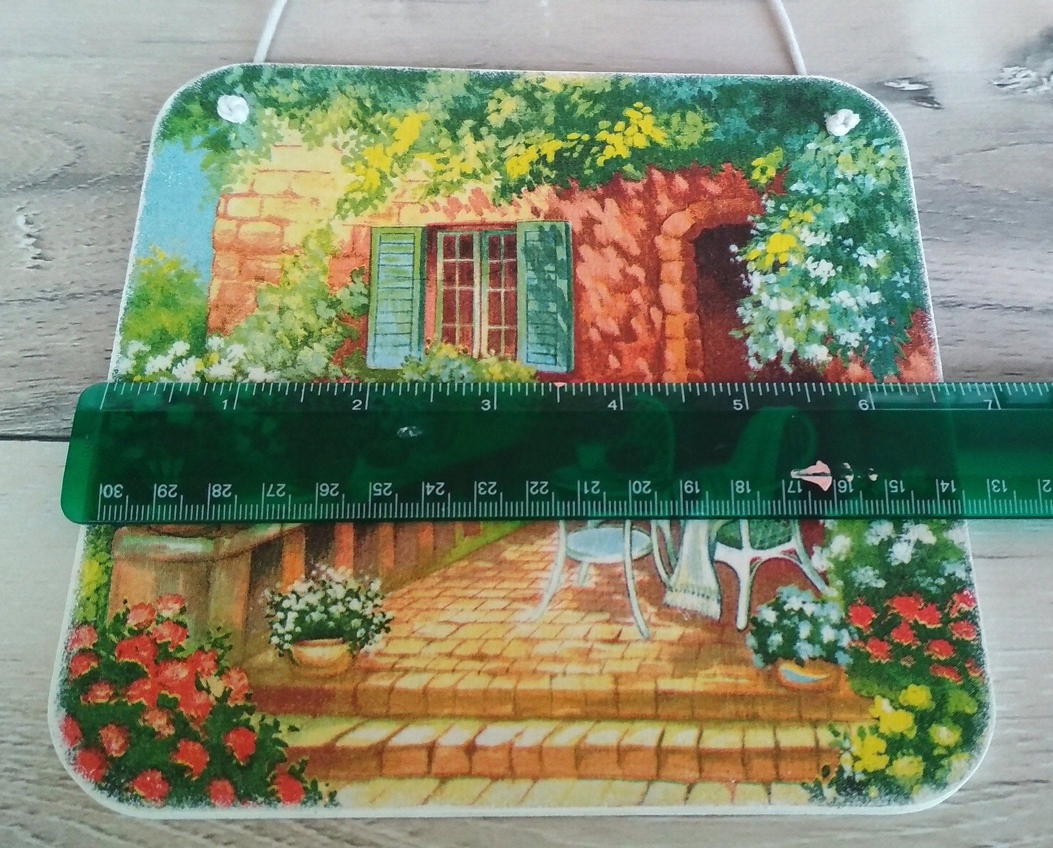 Wall Plaque Garden Picture Decoupage | Etsy