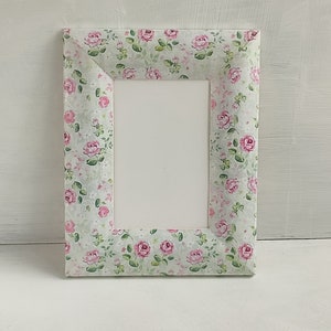 Wooden Photo Frame Decoupage Floral - Etsy