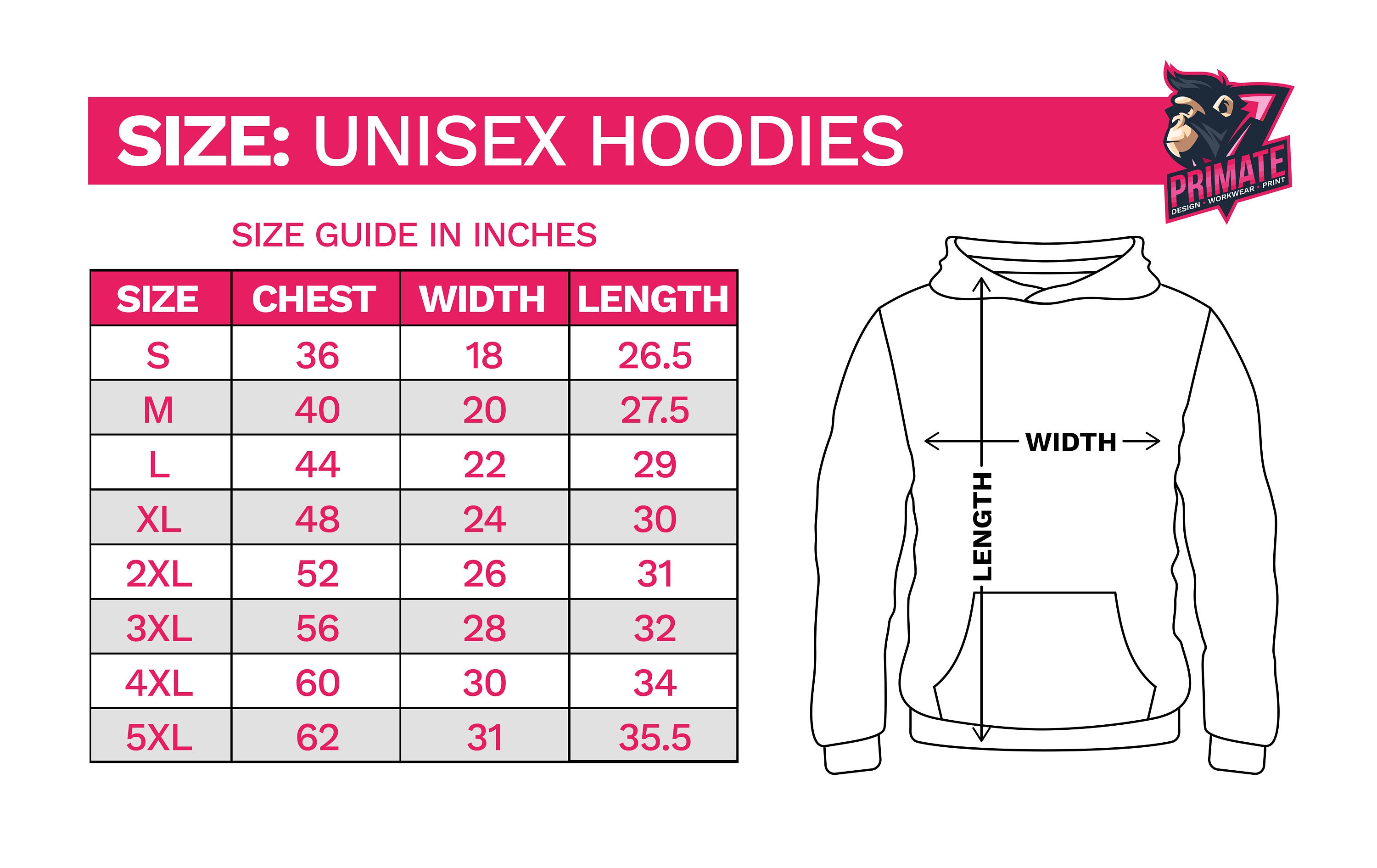 Custom Printed Unisex Hoodie | Your Logo or Text Personalised Gift ...