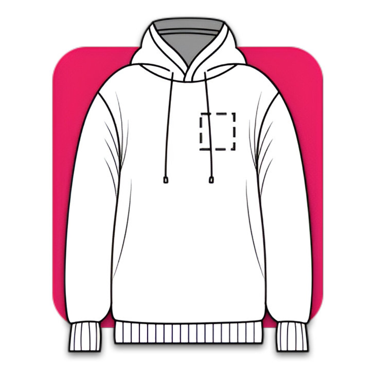 Custom Printed Unisex Hoodie | Your Logo or Text Personalised Gift ...