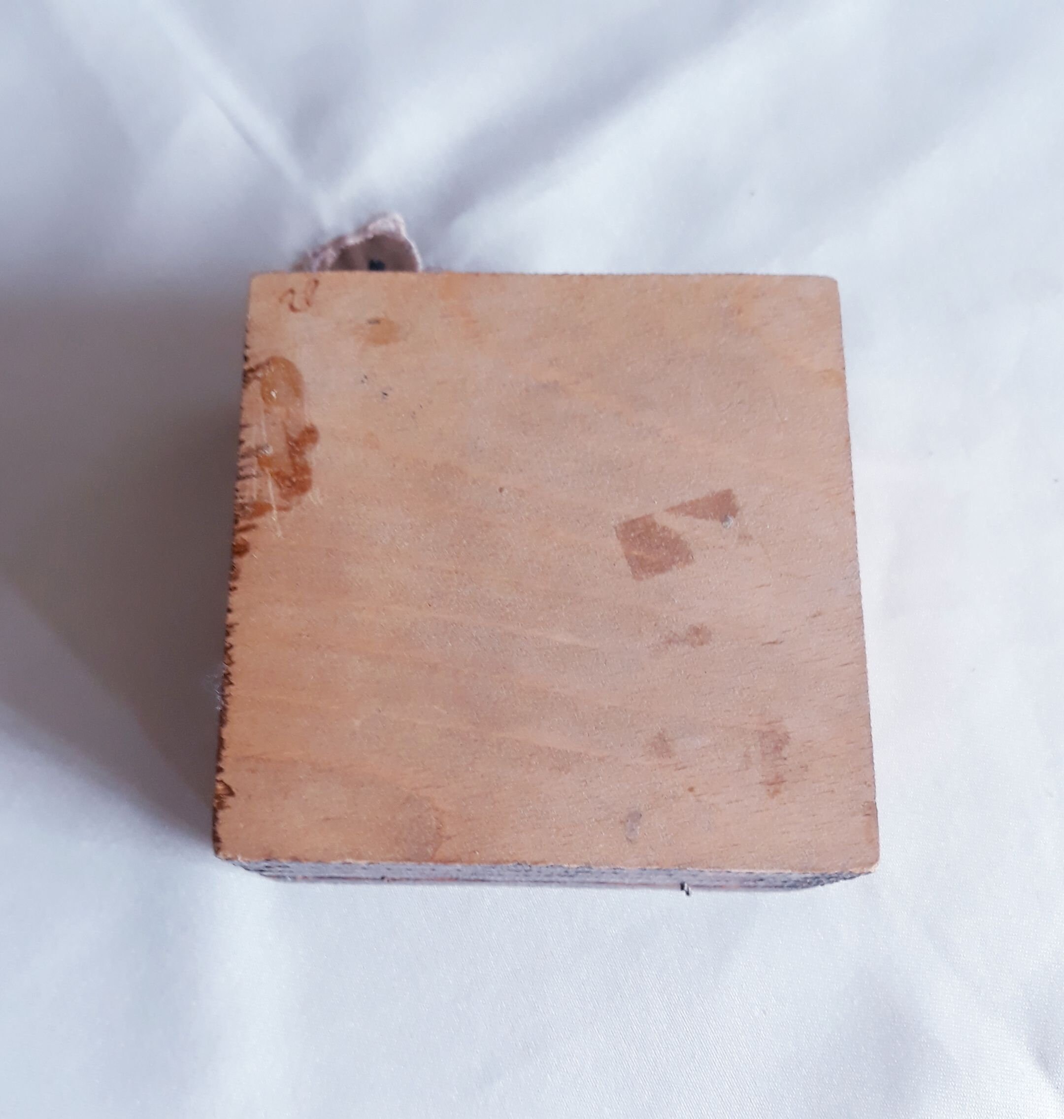 Vintage 70s Wooden Box With Lid,handmade Wooden Box,hand Carved Painted ...