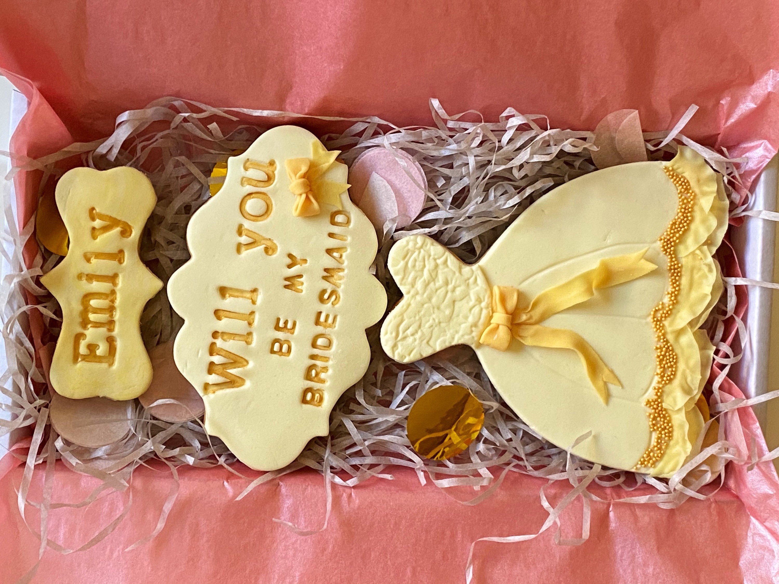 Bridesmaid Proposal Cookies /bridesmaid Proposal Biscuits/ - Etsy UK