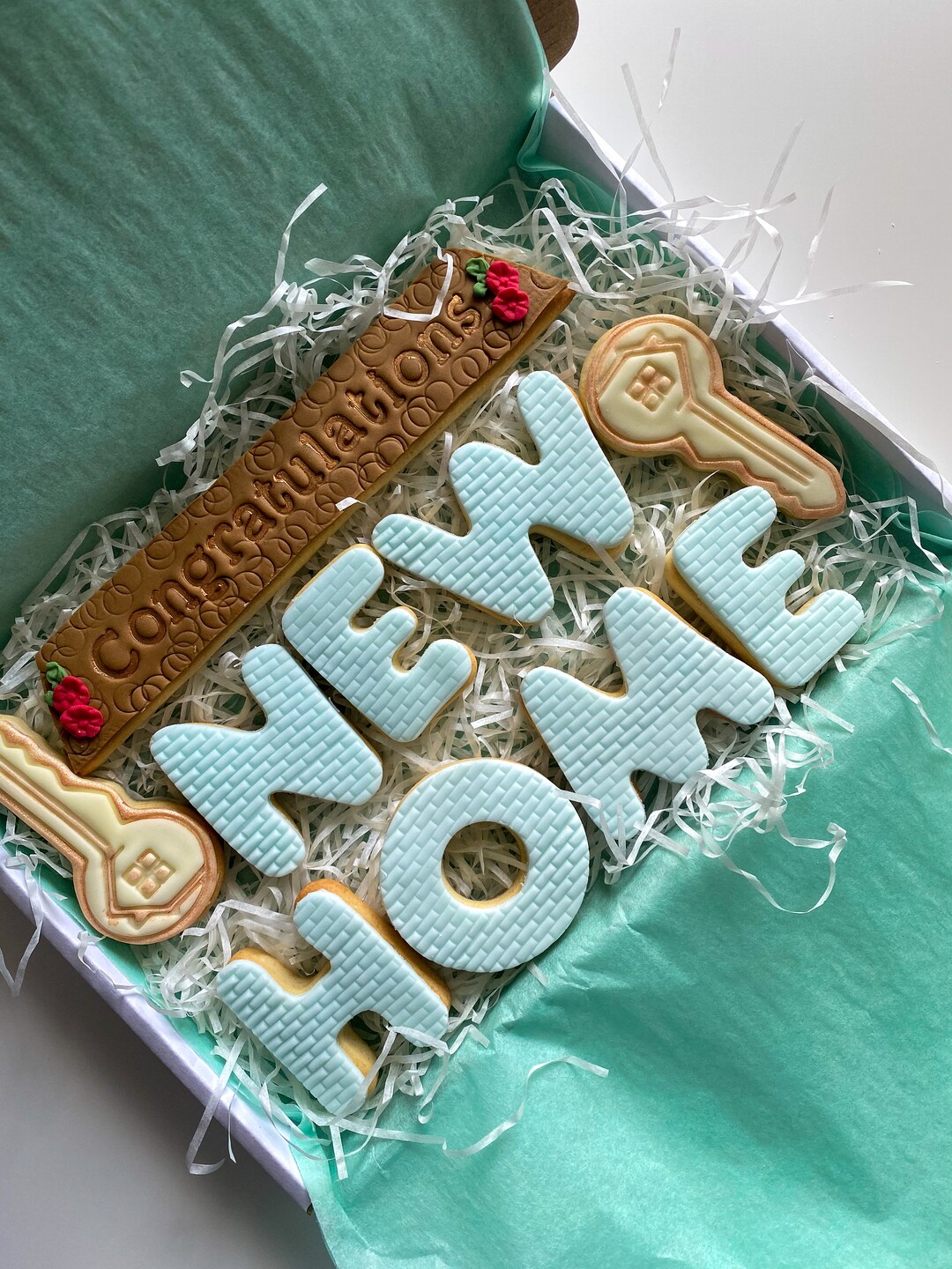 Personalised New Home Cookies, New Home Biscuits, Housewarming Gifts ...