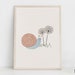 Bee Boho Nursery Print Cute Baby Bee Animal Wall Art Minimal - Etsy